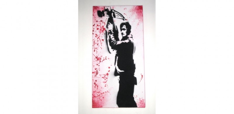 Daryl Dixon Walking Dead Inspired Painting - NerdCrafted.com