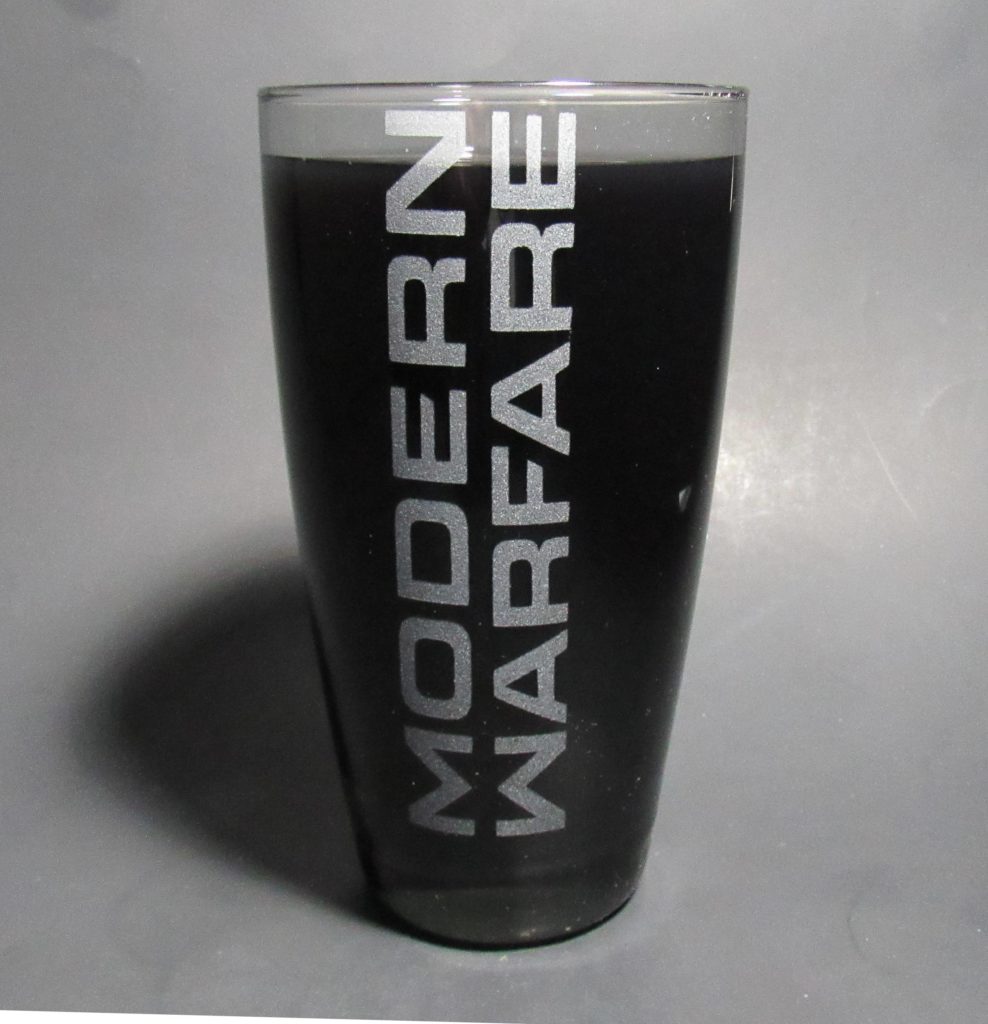 Modern Warfare Drinking Glasses - NerdCrafted.com